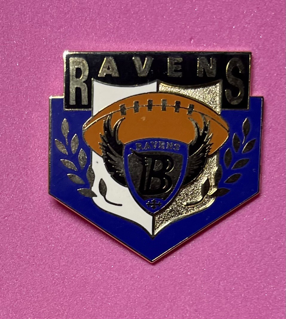 BALTIMORE RAVENS Leaf Logo HTF Pin NFL Licensed Football Pin | eBay
