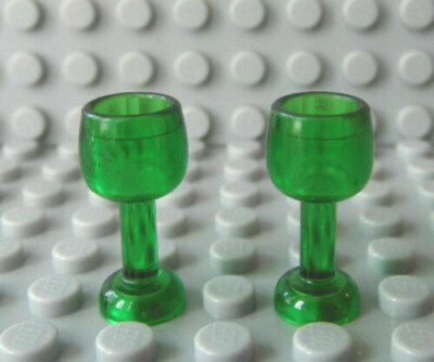 2x Lego Green wine glass cup for dining | eBay