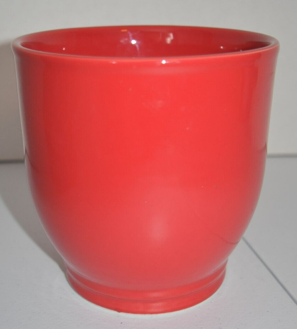 Red Ceramic Planters