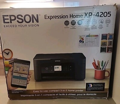 Epson Expression Home XP-4205 Wireless Color Inkjet All-in-One Printer ...