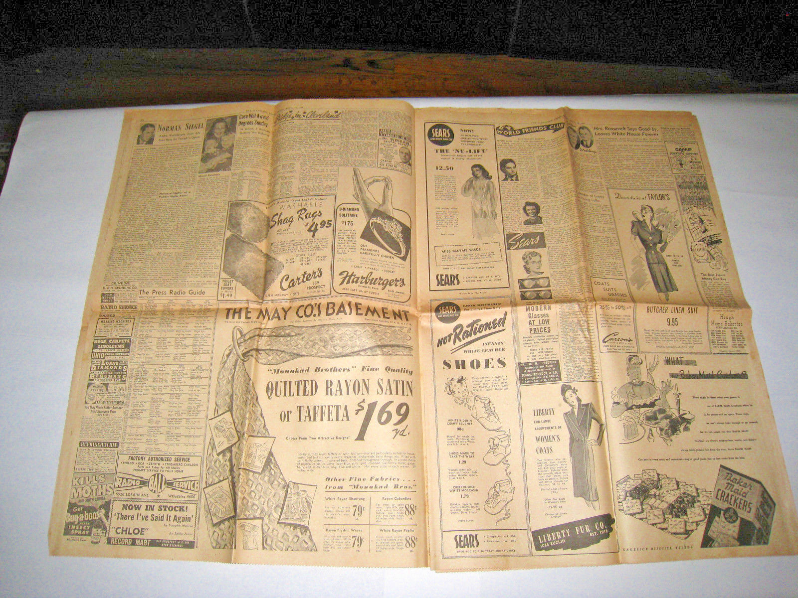 The Cleveland Press Fri April 20 1945 The San Francisco Conference ...