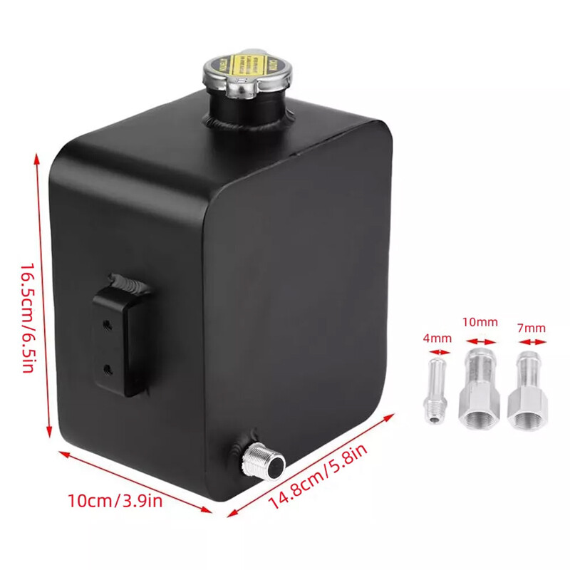 2L Universal Aluminium Alloy Water Coolant Headers Overflow Expansion ...