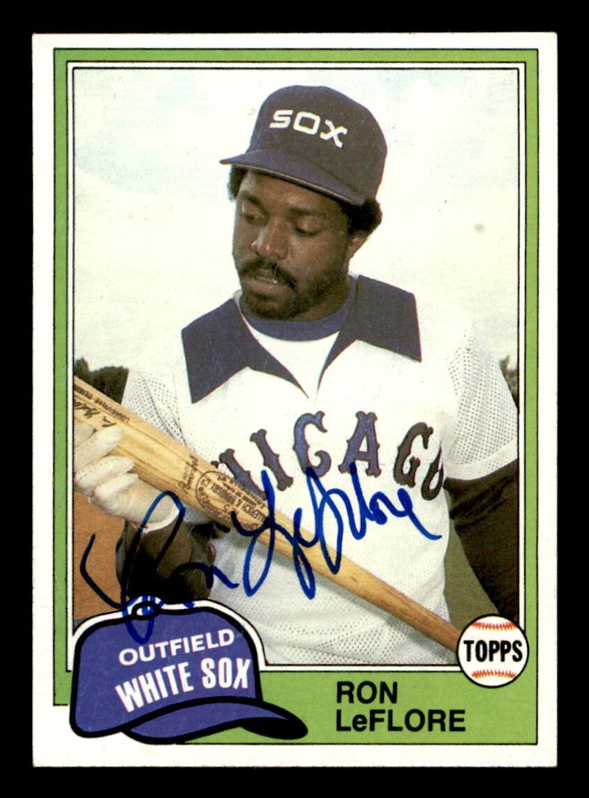 1981 Topps Baseball #791 Ron LeFlore Signed Autograph (No COA) | eBay