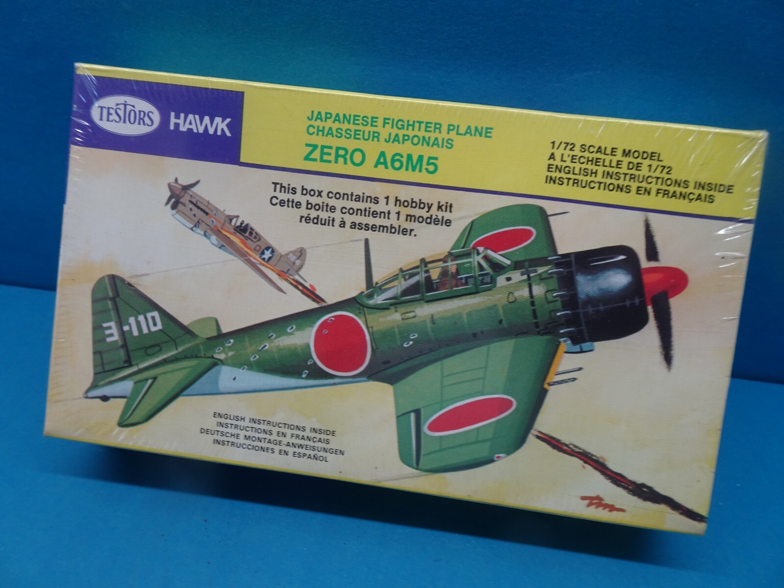 1/72 Testor HAWK (1984) : Mitsubishi A6M5 ZERO (1 Decal Optionen ) | eBay