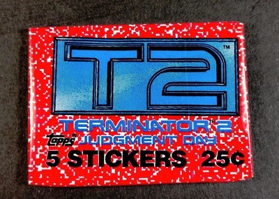 1991 TOPPS Terminator 2 Judgement Day Stickers Factory Pack still ...