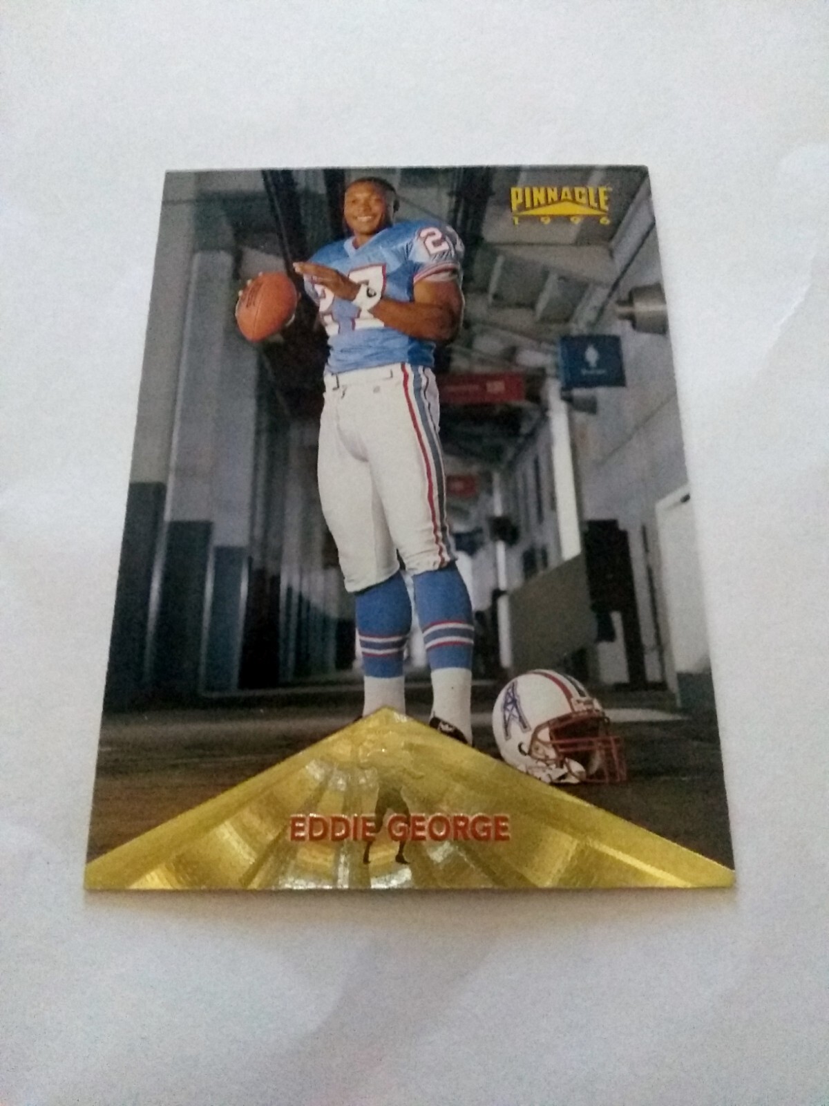 1996 Pinnacle Football Eddie George Rookie Card #170 Set Break | eBay
