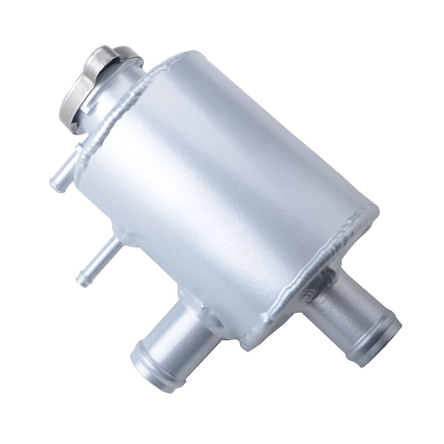 Universal Aluminum Radiator Coolant Bottle Expansion Header Overflow ...