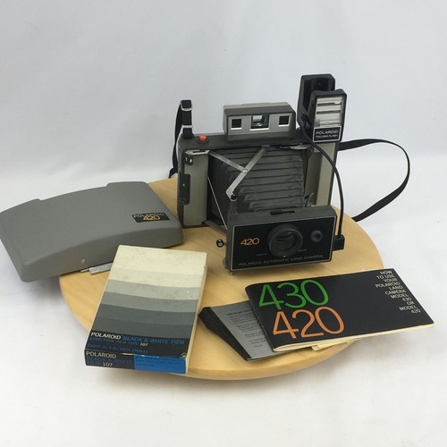 UNTESTED AS IS Vintage Polaroid Model 420 Automatic Land Camera ...