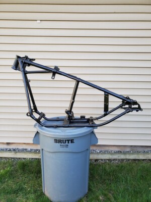 1945 1946 HARLEY KNUCKLEHEAD FRAME OEM MINI BULLNECK (PERFECT) FITS 36 ...