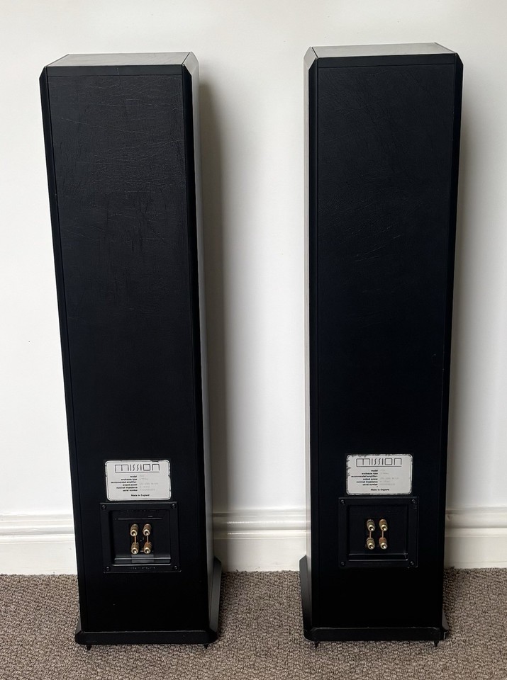 Mission 752 Black Floor-Standing Speakers Pair | eBay UK