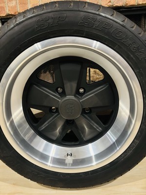 Replica Porsche Fuchs Wheel 16 X 8 - NEW ET10.6 Matte Black Finish | eBay