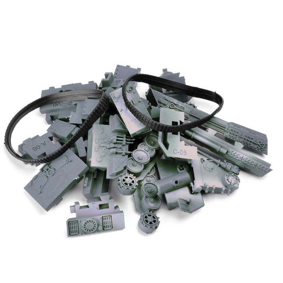 DIY WWII German Leopard A Type Tank 4D Unassembled Model 1:72 Military ...