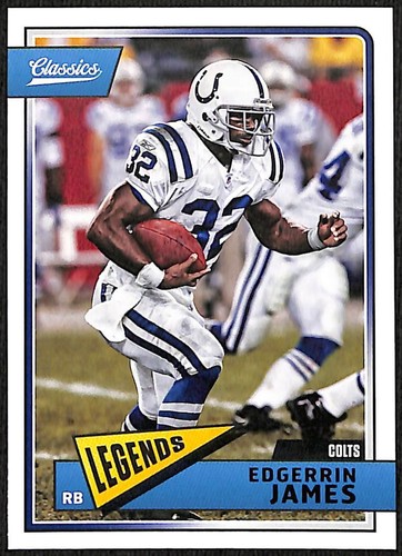2018 Panini Classics Edgerrin James #136 Indianapolis Colts | eBay