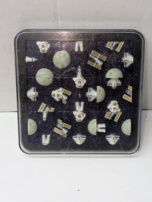 DaMert Vintage 2002 3D Squares Space Astronaut Shuttle Moon Plastic ...