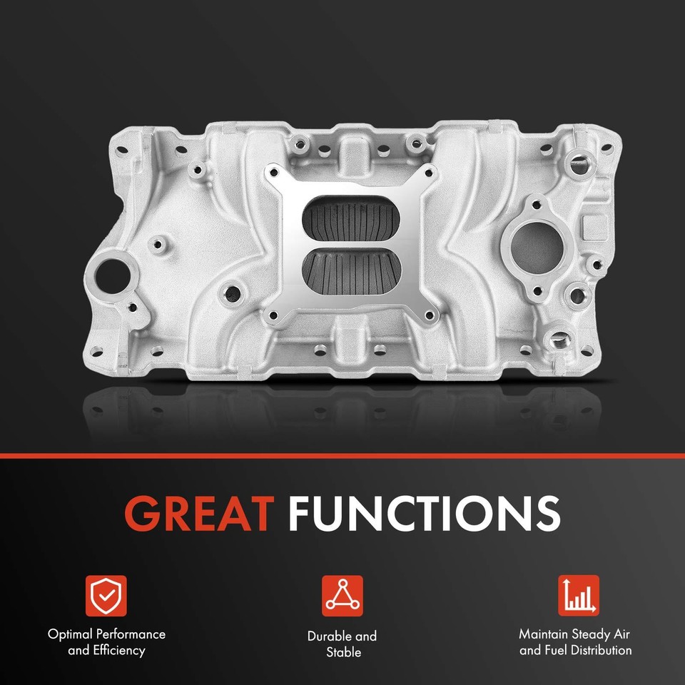 Aluminum Dual Plane EPS Intake Manifold for Chevy 305 327 350 383 V8 ...