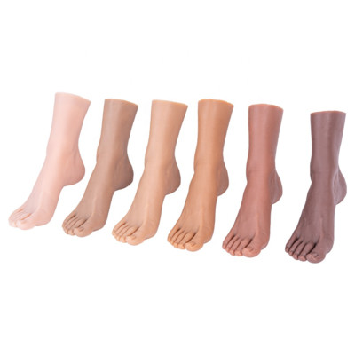 Silicone Foot Six Colors Of Silicone Feet Toes Can Be Fixed Display ...
