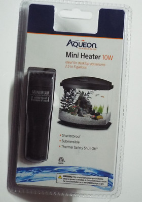 Aqueon Mini Heater 10W Up To 5 Gallons desktop Aquarium | eBay