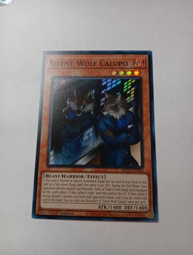 Yugioh - Silent Wolf Calupo (Super Rare) (1st Edition) - MP23-EN184 (P ...
