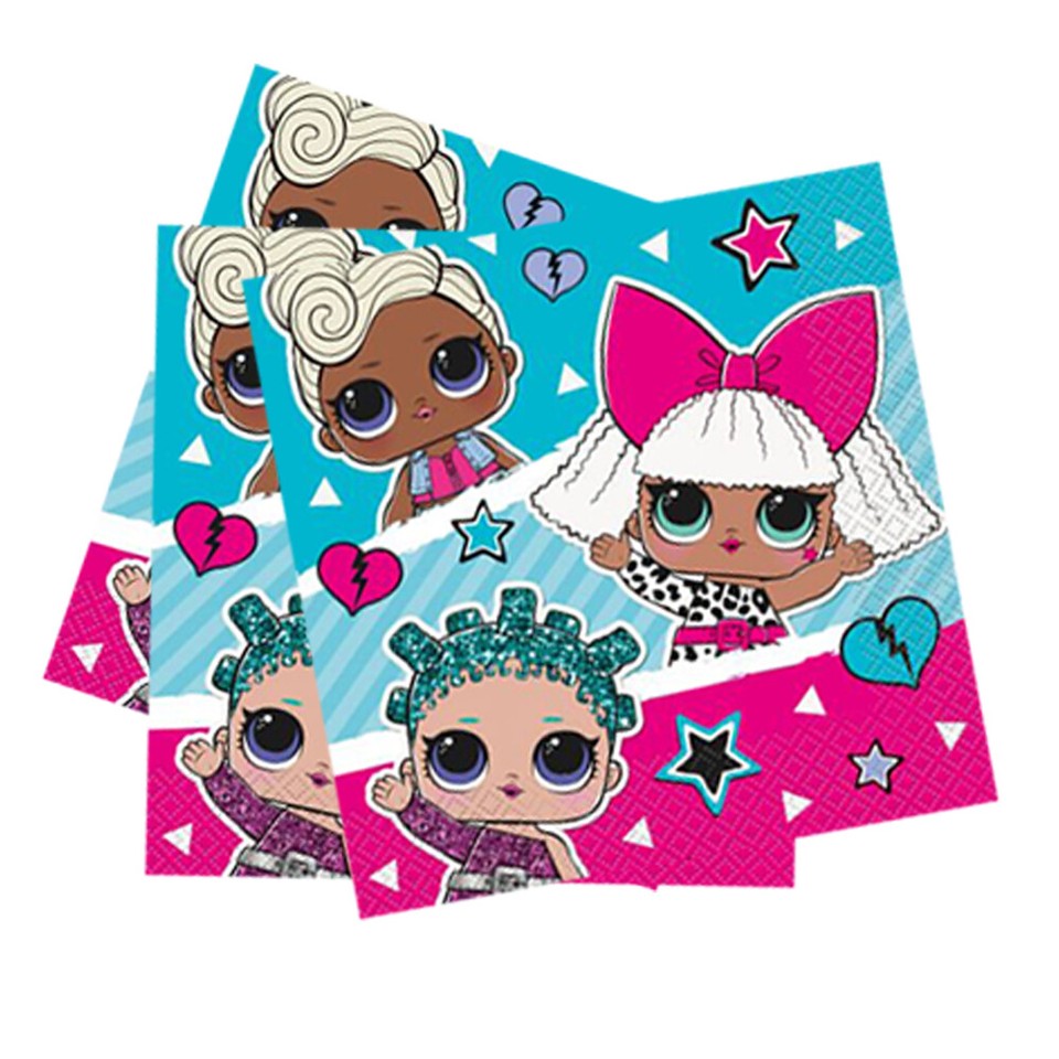 LOL Surprise Birthday Party LOL Party Pack LOL Dolls Decorations Girls ...