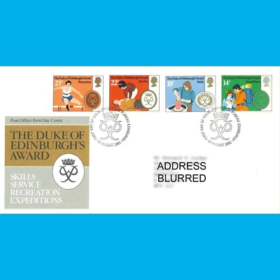 UK FDC The Duke of Edinburgh's Award Post Office First Day Cover Stamp ...