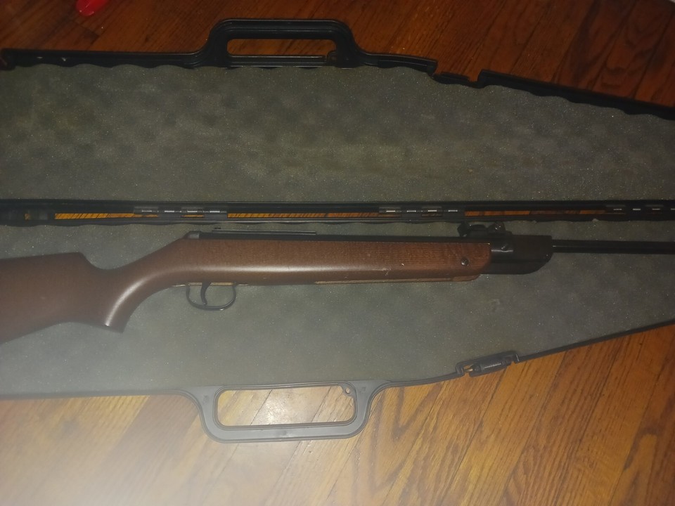 RWS Diana Model 34 .177 Cal Break Barrel Air Rifle With Carrying Case ...