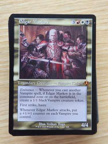 Custom Commander Deck ~ Vampires ~ Edgar Markov ~ 100 Card EDH Deck ...