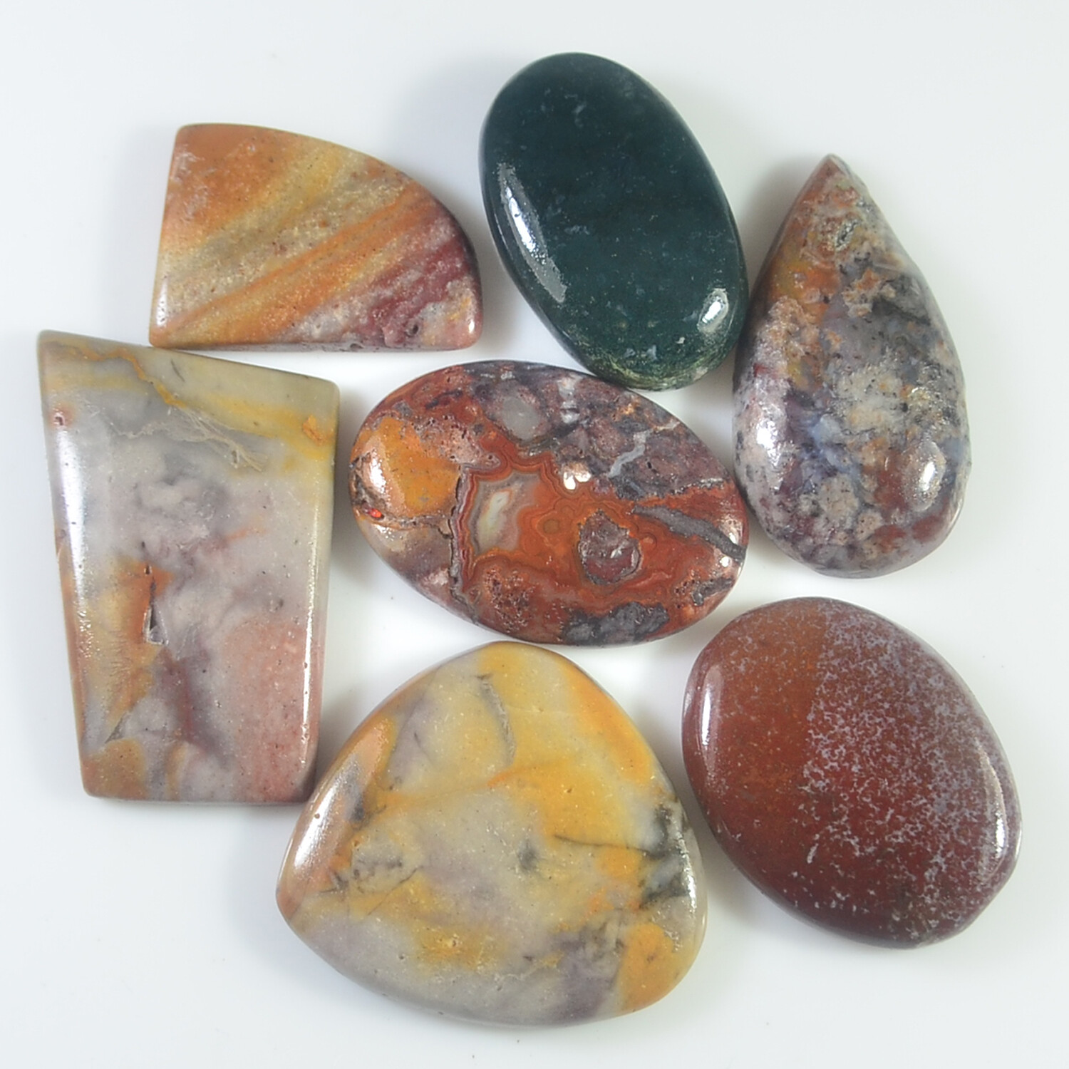 201.90 Carat Natural Agate Mixed Lots oval pear Cabochon Gemstone | eBay