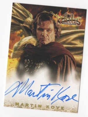 Martin Kove as Demetrius Hercules Complete Journeys Autograph Card Auto ...