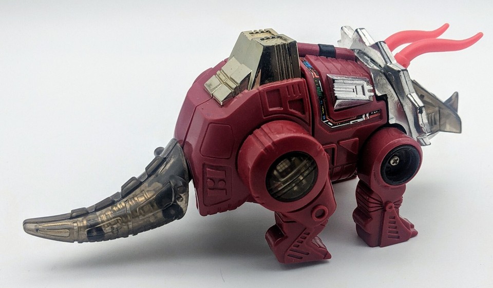 Vintage Red Slag G1 Transformers Dino Bots Mispress Variant RARE 1985 ...
