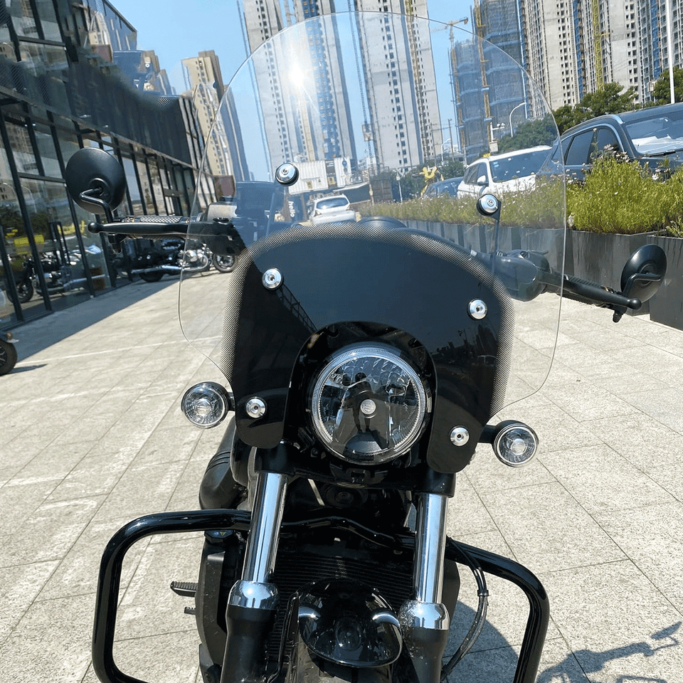Windshield w/Bracket Compatible With Windscreen Harley Nightster RH975 ...