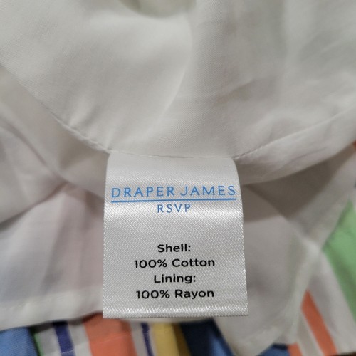 Draper James RSVP Off Shoulder Ruffle Sleeve Striped Midi Dress Size ...