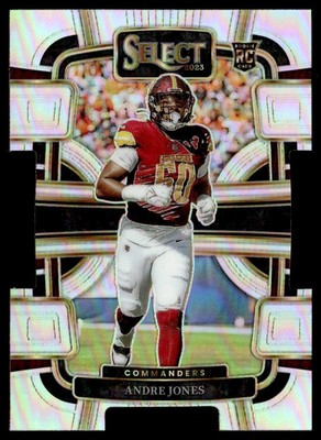 2023 Panini Select Silver Prizm Andre Jones Rookie Washington ...