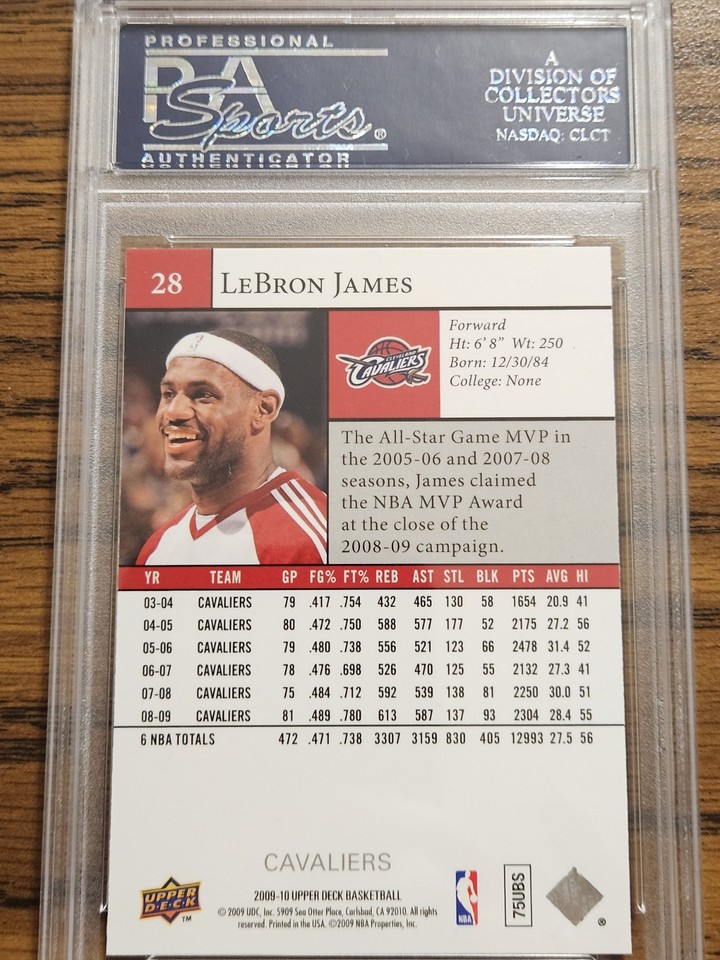 Lebron James 2009 Upper Deck card #24 Psa 10 | eBay