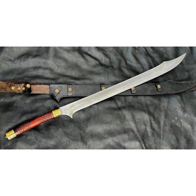 Custom Handmade Carbon Steel Blade Tactical Scimitar Sword|Hunting ...