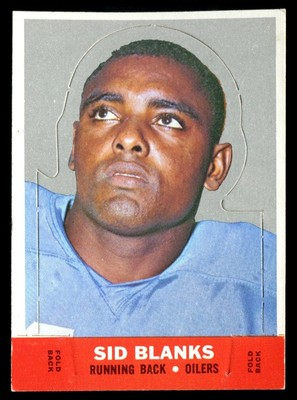 1968 Topps Football Stand Up Sid Blanks NM c03025 | eBay
