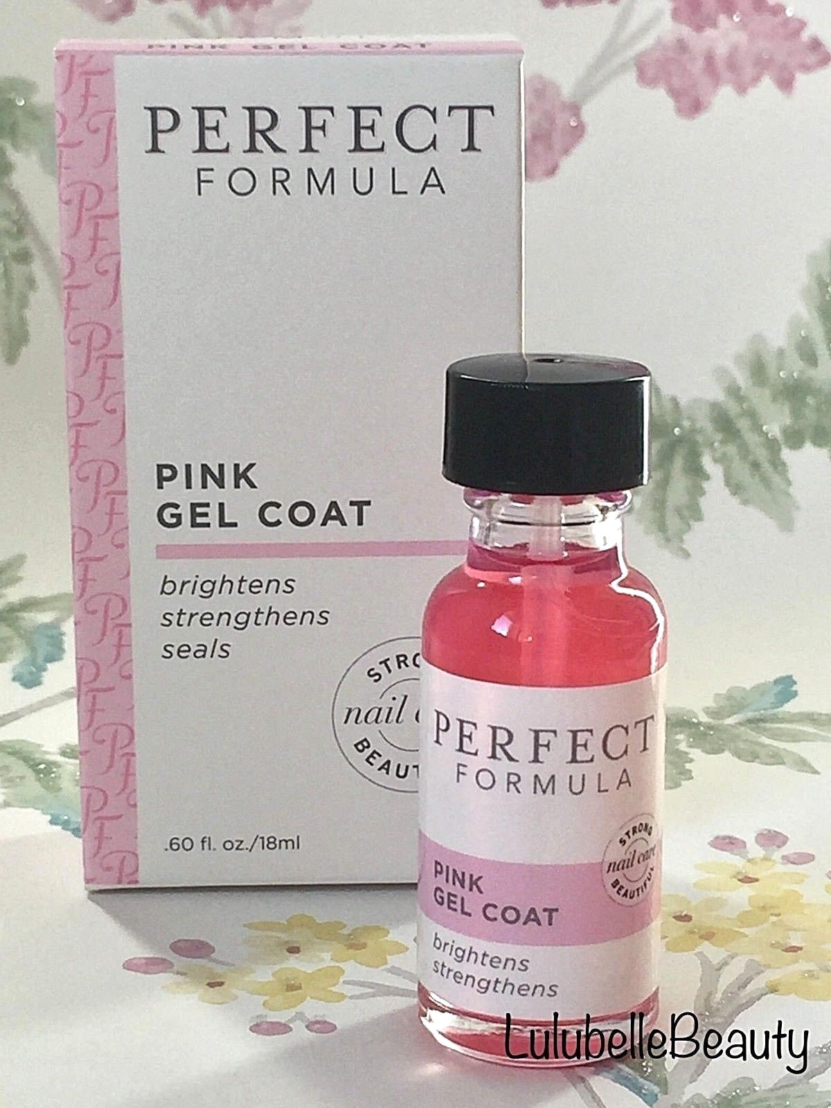 Perfect Formula Pink Gel Coat Nail Polish - Brightens & Strengthener ...