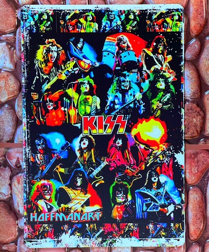 KISS LIVE CONCERT TIN METAL POSTER | eBay
