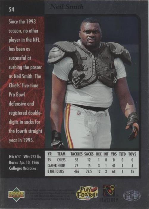 Las mejores ofertas en 1996 SP Neil Smith #54 | eBay
