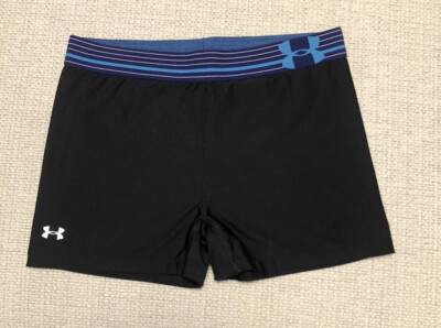 Blue Under Armour Alpha 3” Compression Running Shorts | eBay