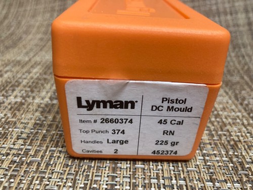 Lyman 452374 2 Cavity Bullet Mold Blocks .45 RN 225 gr. New | eBay