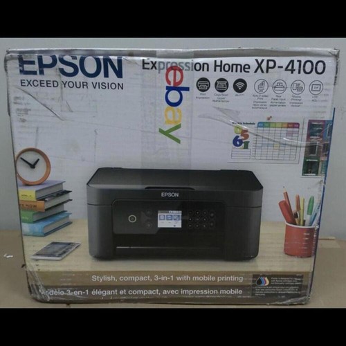 Epson Expression Home XP-4100 All-In-One Inkjet Printer - Damaged ...