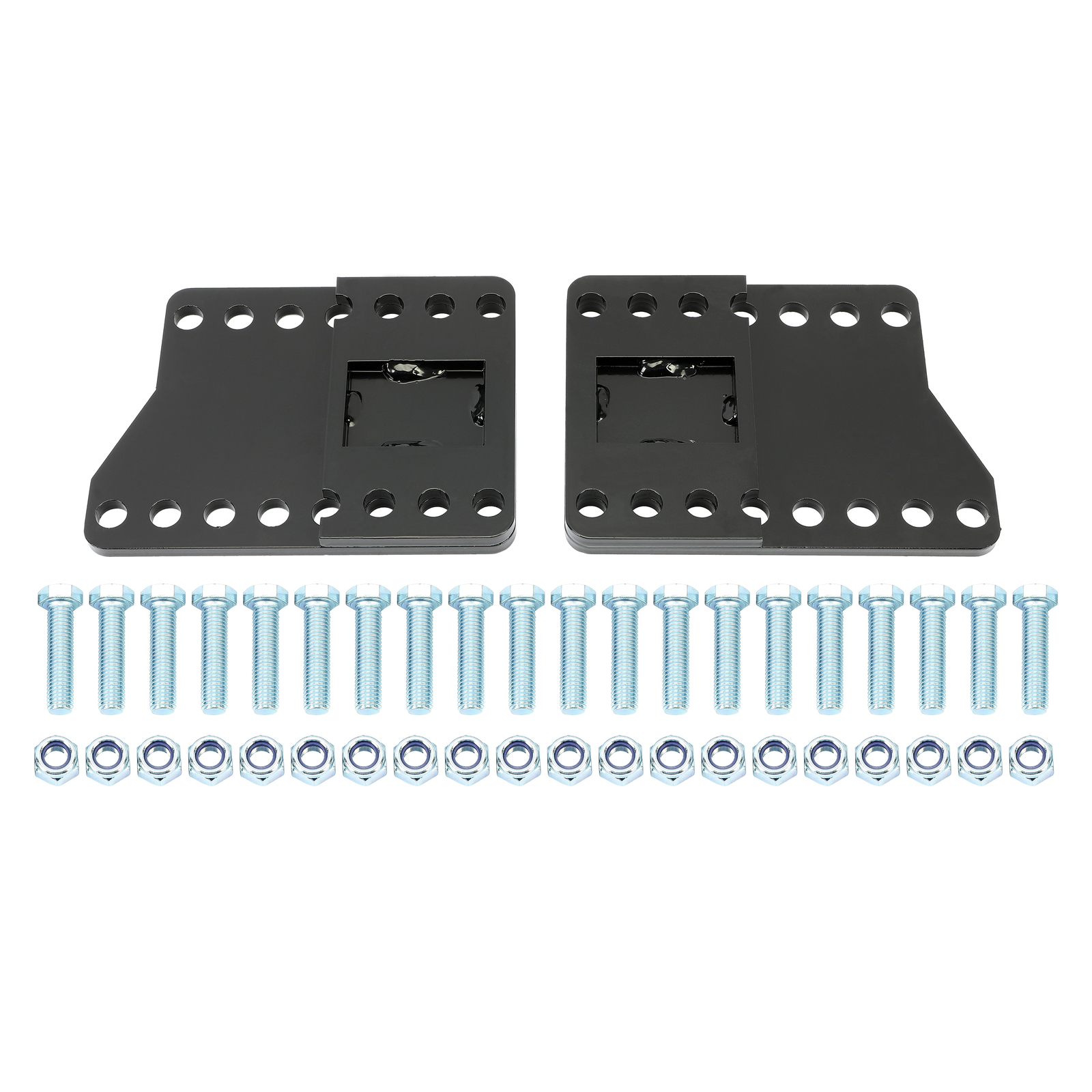 Universal Black Snowplow Mount Drop Bracket Lift Level Kit Powder ...