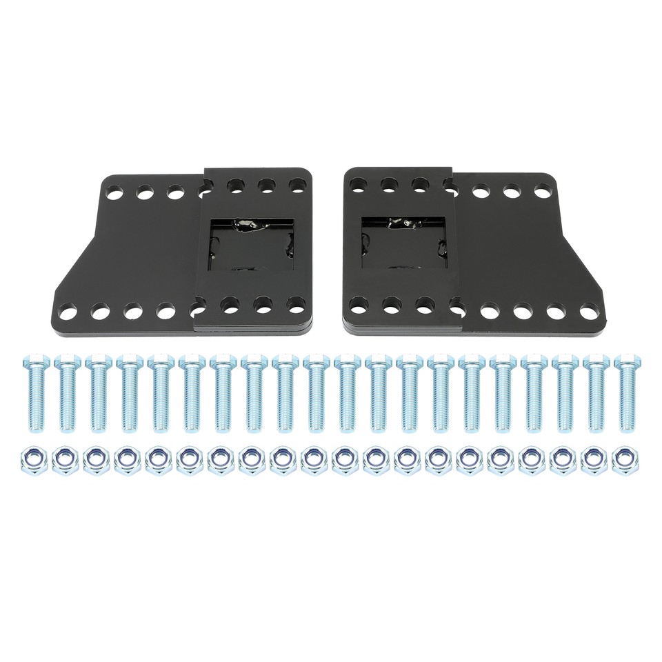 Universal Black Steel Snowplow part Mount Drop Brackets Lift Extension ...