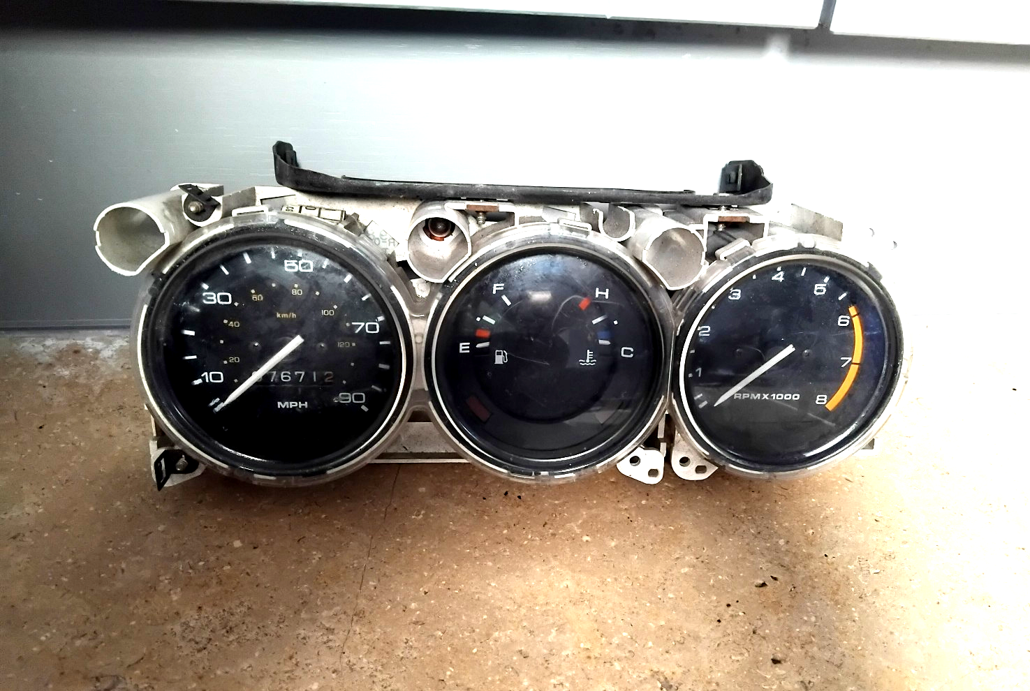 CLASSIC MINI COOPER S ROVER BLACK SPEEDO SPEEDOMETER CLUSTER CLOCKS ...