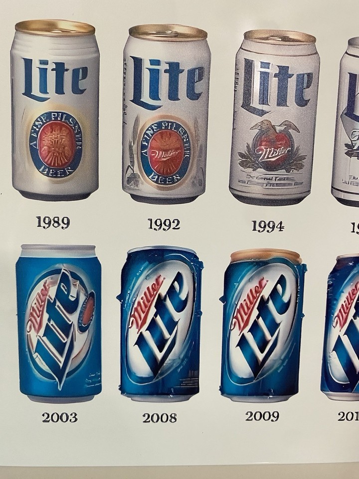 Miller Lite Beer Sign - Miller Brewing Company History Of Miller Cans ...