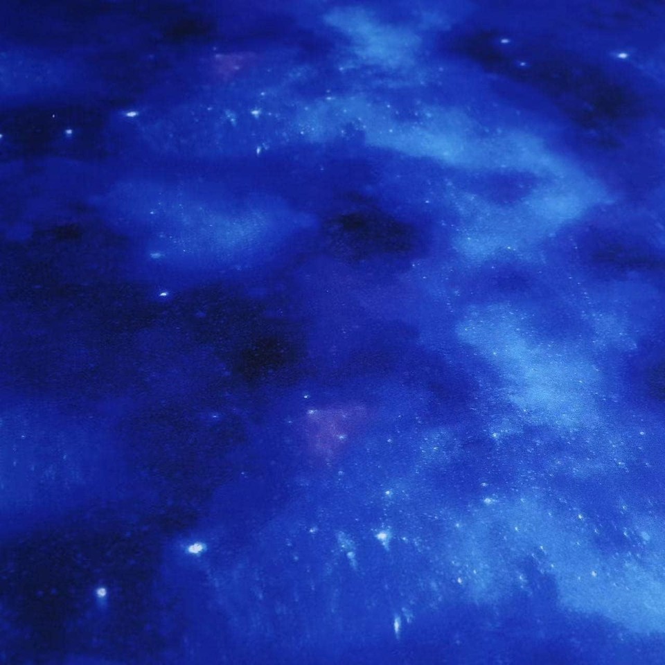 3PCS Blue Space Queen Fitted Sheet Set, Bed in a Bag Galaxy Fitted ...
