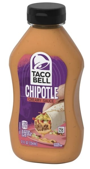Taco Bell Mexican Taco Bell Chipotle Creamy Sauce, 12oz, 2 Bottles | eBay