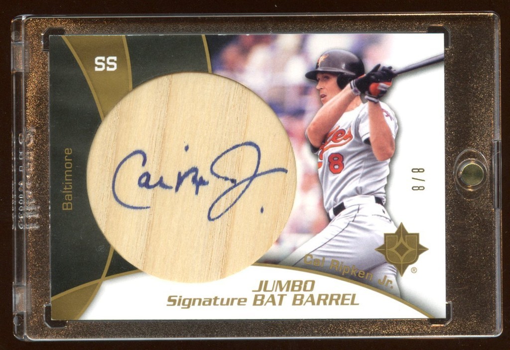 Cal Ripken Jr. Autographed Memorabilia | Signed Photo, Jersey ...