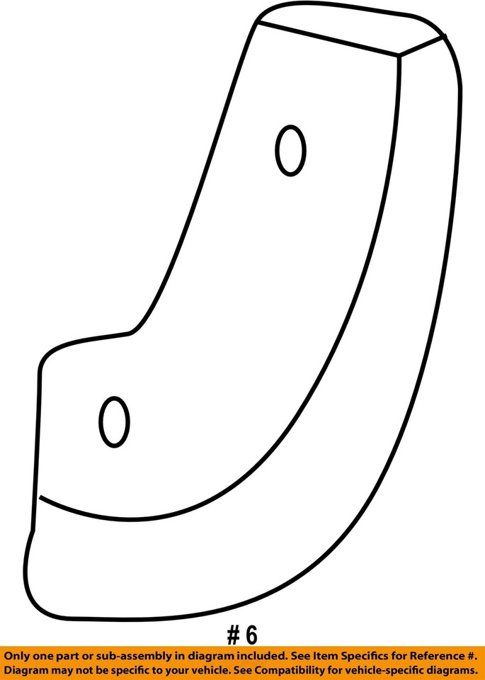 GM OEM 18-24 Enclave Exterior Trim-Front Deflector 23204369 | eBay