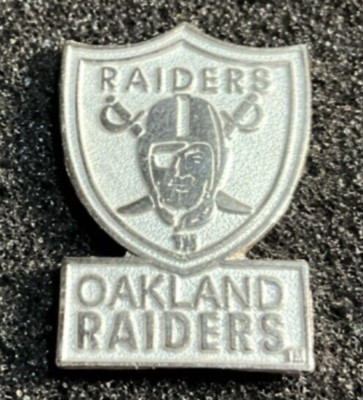Vintage Oakland Raiders Silver Logo Collector Pin | eBay